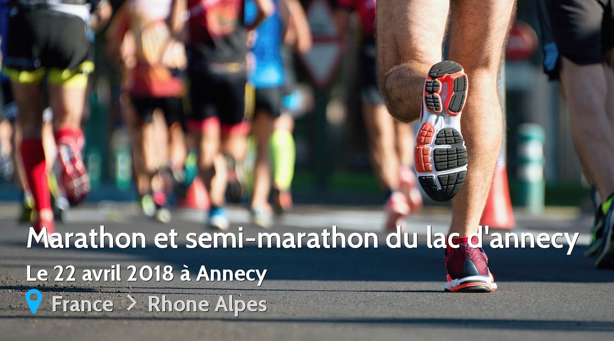 Marathon et semi-marathon du lac d'annecy 2018 ⇒ Résultats