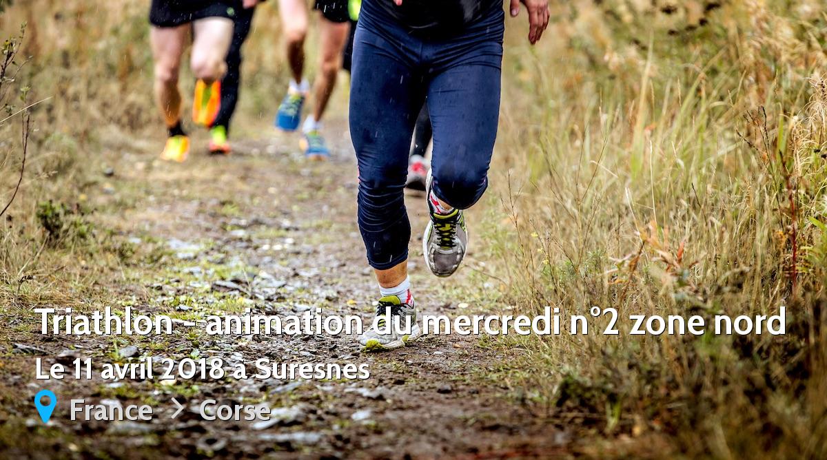 Triathlon - animation du mercredi n°2 zone nord 2018 ⇒ Résultats