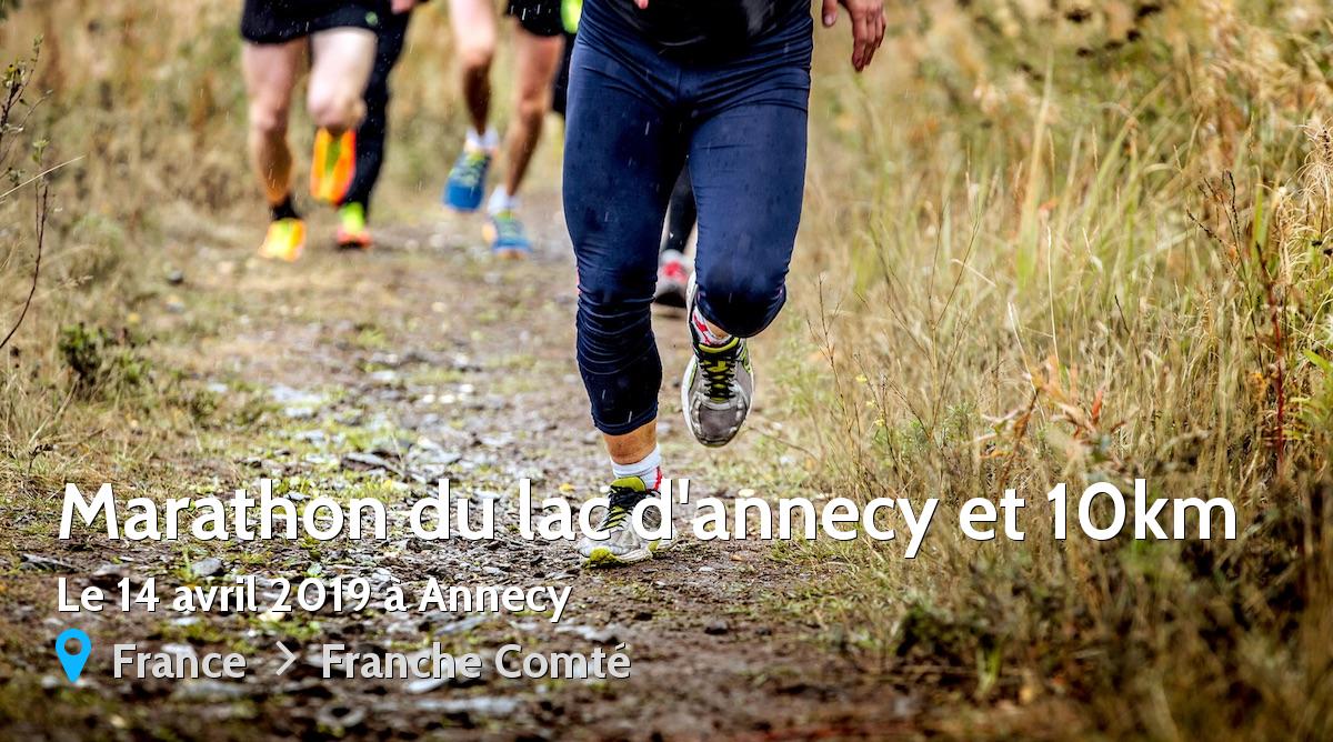 Marathon du lac d'annecy et 10km 2019 ⇒ Résultats