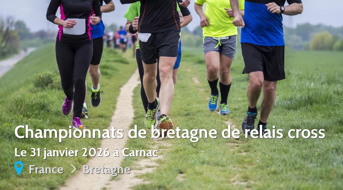 Championnats de bretagne de relais cross 2026 ⇒ Inscription & Programme